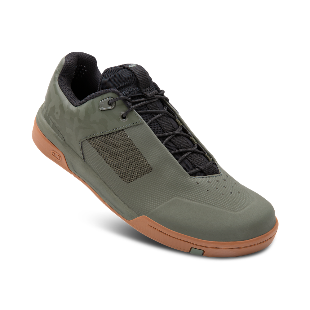 Stamp Lace Flat Shoes - Camo/Gum | Crankbrothers EU